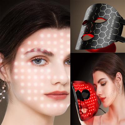 中国 7 Colors led light therapy soft silicone skin whitening led facial mask 販売のため