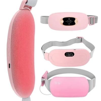 China Warm verkoop Vrouwen gebruiken Warm Palace Belt Draagbare verwarming Pad Krampen Massage Menstruele periode pijnverlichting apparaat. Te koop