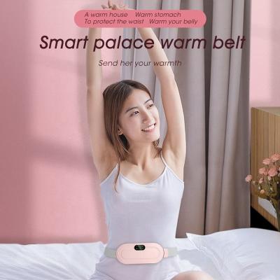 China Venda Quente Mulheres Usam Cinturão de Palácio Quente Caldeira Portátil Crampas de Massagem Dispositivo de Alivio da Dor do Período Menstrual. à venda