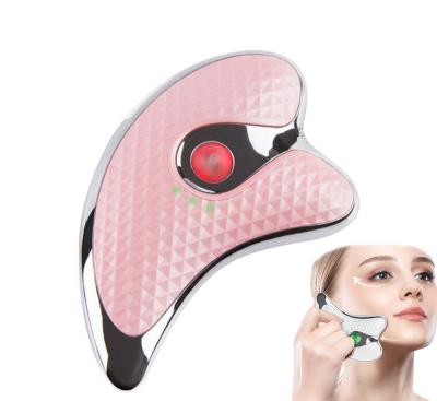 China Portable Vibration Facial Beauty Device Electric Gua Sha For Face Slimming for sale