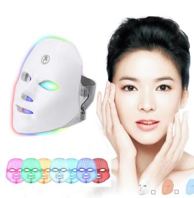 China Geleide van de de Huidschoonheid van het Schoonheids Lichte Masker Gezichtstherapie 7 Kleuren Te koop