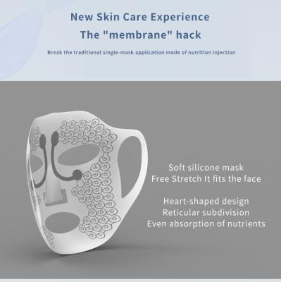 China 5 stukken het Opnieuw te gebruiken van het de Dekkings Bevochtigende Gezicht van het Silicone Gezichtsmasker van de het Siliconehuid Masker Te koop
