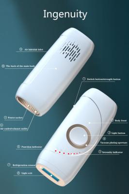 China Home Portable Permanent Ice Cooling IPL Laser Hair Remover Beauty Device for sale