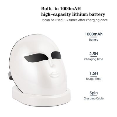 China Beleza facial da remoção recarregável do enrugamento da máscara protetora da terapia do fotão da luz do diodo emissor de luz à venda