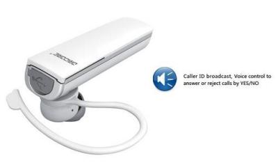 China 2.4GHz V4.0 Mini Wireless Stereo Bluetooth Headset With Multi - Point Connection / Voice for sale
