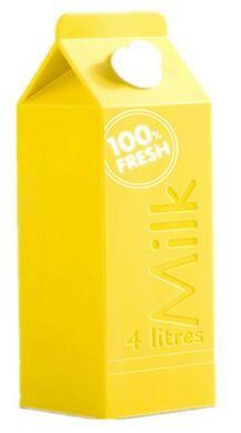 China Small Single 18650 Power Bank Battery , Portable Power Bank 2200 mAh Milk Box style for sale