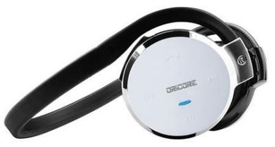 China White / Red Sport Bluetooth Stereo Headset For Outdoor Journey for sale