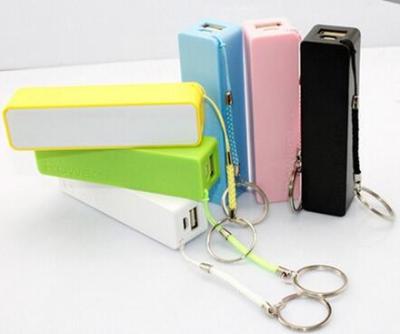 China Perfume Keychain Mobile Power Bank , Portable Universal Power Bank 2600 mAh for sale