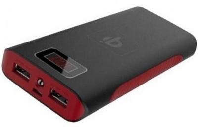 China Led Torch Two USB Portable Power Bank With Wireless Charging for sale