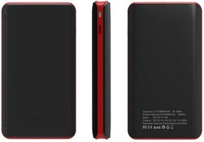 China Ultra thin 15mm Black Portable Car Jump Starter & Power Bank for Smartphone / Tablets for sale