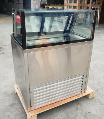 Cina Congelatore refrigerato della vetrina del gelato, congelatore di stoccaggio di Gelato di 6 vassoi in vendita
