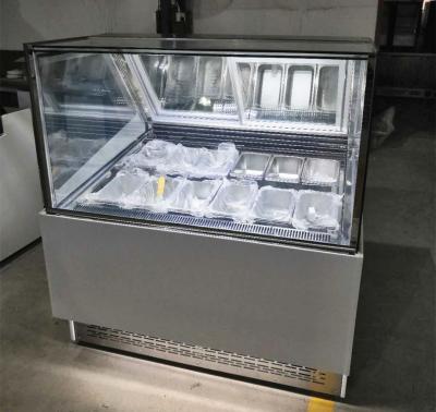 Cina congelatore di frigorifero italiano dell'esposizione del gelato di 1.8m in vendita