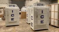 China Direct cooling ice merchandiser / Outdoor ice storage bin for sale