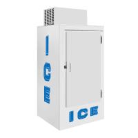 China Solid Door Outdoor Ice Merchandiser Bagged Ice Storage Freezer for sale