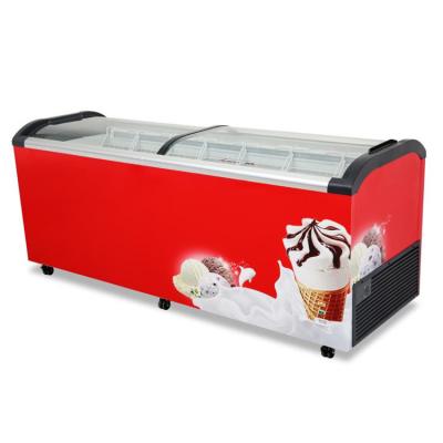 Cina frigorifero del gelato di 1.5M Horizontal Freezer Supermarket in vendita