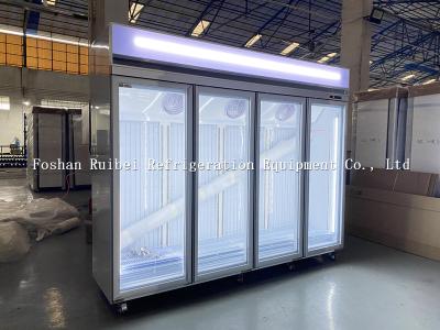 Cina Vetrina refrigerata bevanda del latte del supermercato con il regolatore di temperatura digitale in vendita