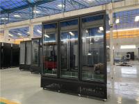 China Three Swing Door Soft Drink Display Cooler With Digital Controller for sale