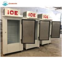 China Front Opening Cold Wall Ice Bin Storage Freezer for sale