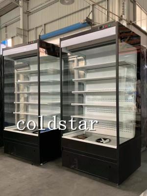 Cina Tipo aperto refrigeratori aperti dritti di ETL della vetrina dell'esposizione del latte della latteria del dispositivo di raffreddamento in vendita
