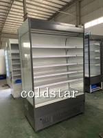 China Front open type multideck chiller supermarket display cooler for sale