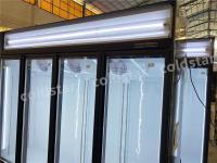 China Customize Supermarket Meat Showcase Display Vertical Freezer for sale
