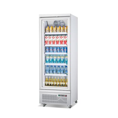 China Single Door Display Refrigerator Freezer Upright Showacase for sale