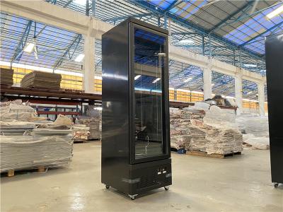 China congelador vertical da exposição de 220V 450L com certificação digital do CE dos CB do termostato à venda