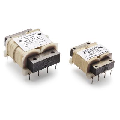 China Humbucking semi toroidal triple output transformers Bel Fuse MPL-6-12 ideal for low height PCB power supply applications for sale