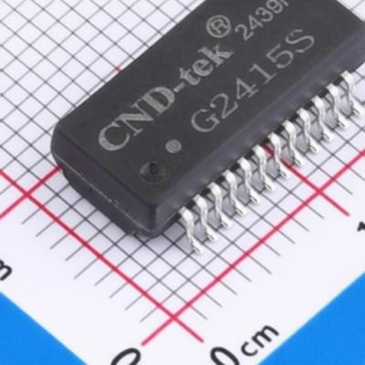 China 1000 Base T Gigabit Ethernet PoE Transformer Module Single Port CND-tek G2415S with Low Emissions for sale