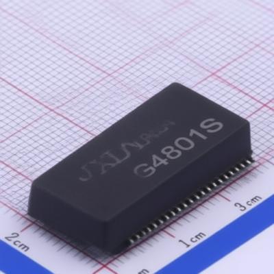 China 1000 Base-T Gigabit Ethernet Transformer Module CND-tek G4801S 1000M Double Port for Network Isolation for sale