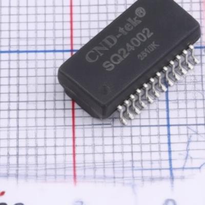 China 2.5G Single Port Transformer Module CND-tek SQ24002 T-CND Supporting Four Pairs Category 5 UTP Cable for sale