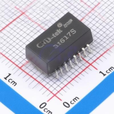 China 10 100M POE Single Port Transformer Module CND tek B1617S for Ethernet Transceiver Applications for sale