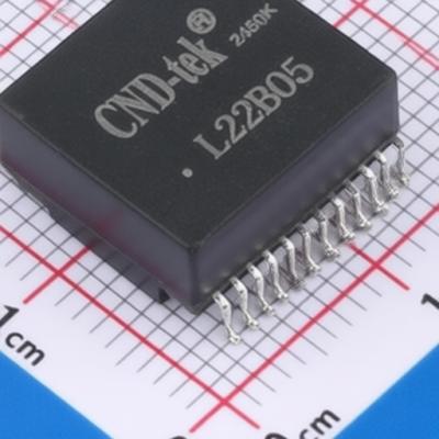 China Low profile Surface Mount Packaging transformer module CND-tek L22B05 supporting IEEE 802.3an 10G Base Z standard for sale