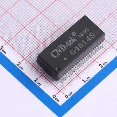 China Gigabit Ethernet POE Double Port Transformer Module CND-tek G4814S Supporting IEEE 8023at Standard for sale