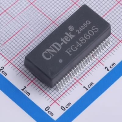 China Transformer module CND-tek FG4860S 5G double port with surface mount packaging and 1CT 1 turns ratio for sale