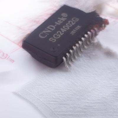 China CND tek SG24002G T CND single port transformer module designed for 350mA DC line current at 55 volts for sale