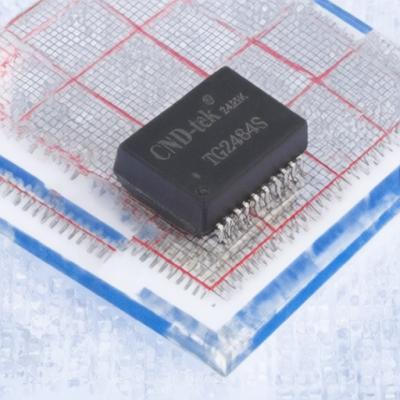 China Surface Mount 10G Transformer Module CND-tek TG2484S for Long Distance Data Transmission Applications for sale