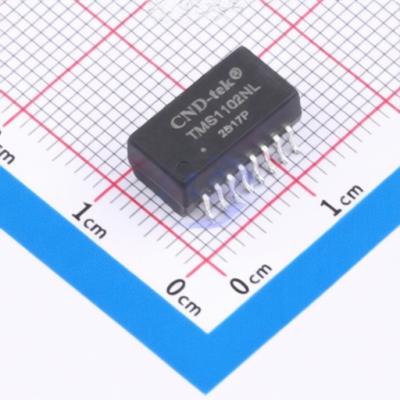 China CND-tek TMS1102NL T-CND 10 100M Ethernet Transformer Module with 350H OCL and Surface Mount Packaging for sale