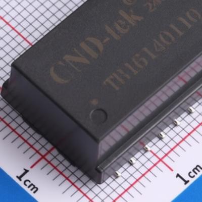 China Low Profile Surface Mount 10 100M Transformer Module with IEEE 802 3ab compliance CND tek TB16140110 for sale