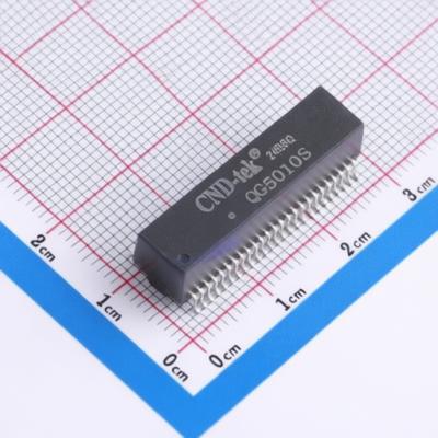China Low profile surface mount 2.5G Double Port Transformer Module CND-tek QG5010S compliant with IEEE 802.3bz standard for sale