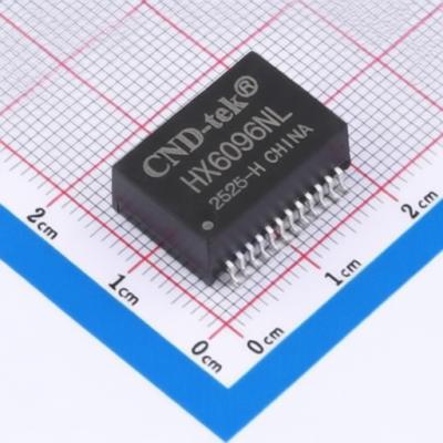 China Single Port Gigabit Ethernet Transformer Module CND-tek HX6096NLTP-CND with 720mA Current Capability for sale