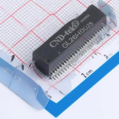China Double Port Transformer Module CND-tek GL26H002S Supporting 1CT to 1CT Turns Ratio for Transceivers for sale