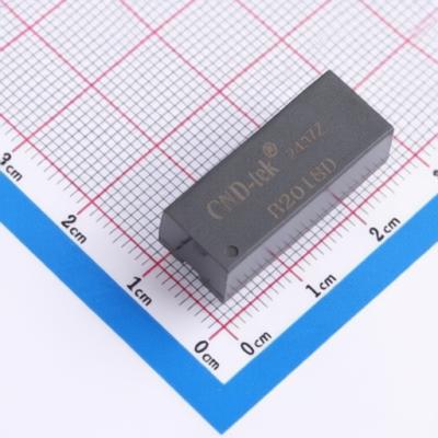 China Double Port Ethernet Transformer Module CND tek B2018D 10 100M with 1 1 Transmit Receive Turns Ratio for sale