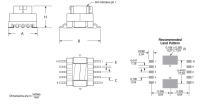 Quality SMT Current Sense Transformer XR XRPAEE12.6-1-50TNL Featuring EE Core and 12.6 for sale