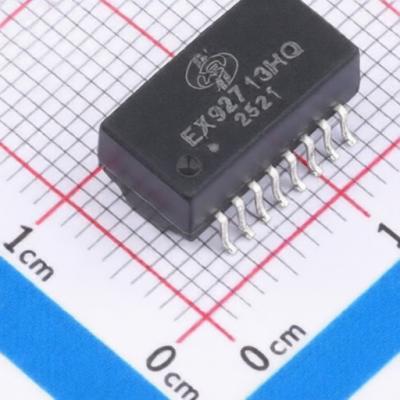 China Lan Transformer Model XR EX92713HQ for Ethernet Featuring Low Insertion Loss and Surface Mount Design for sale