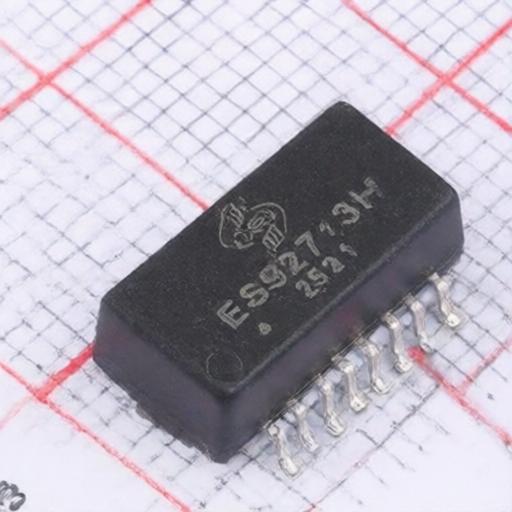 Quality 10 100Base T Ethernet Surface Mount Transformer XR ES92713H with Isolation and IEEE 802 3 Compliance for sale