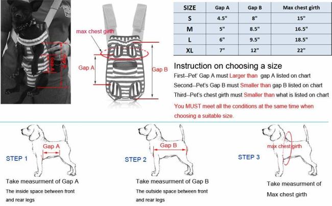 Large Dog Backpack Carrier Pet Cat Carrier Backpack for Hiking