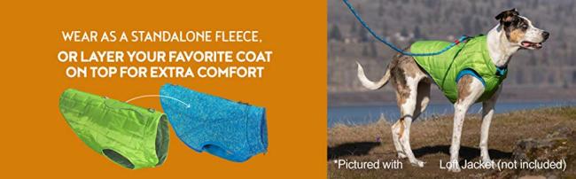 K9 Core Fleece Sweater for Small, Medium, & Large Dogs Winter Warm Pet Clothes with Loft Dog Jacket