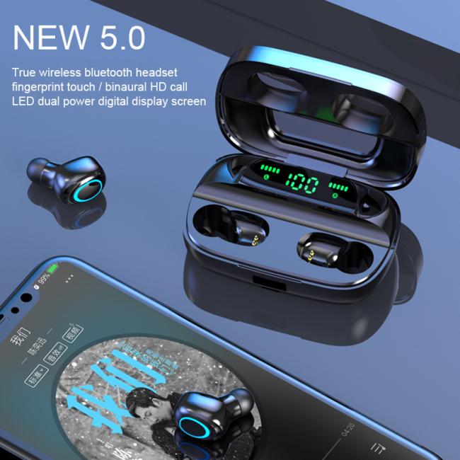 Drop Ship for S11 Drop Ship 3500mAh LED Bluetooth Wireless Earphones Tws Touch Control Sports Noise Canceling