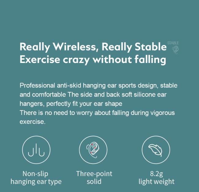 T6 wireless Sport Bluetooth 5.0 Earphones Smart Touch and APP Customization Ipx5 Waterproof Headsets